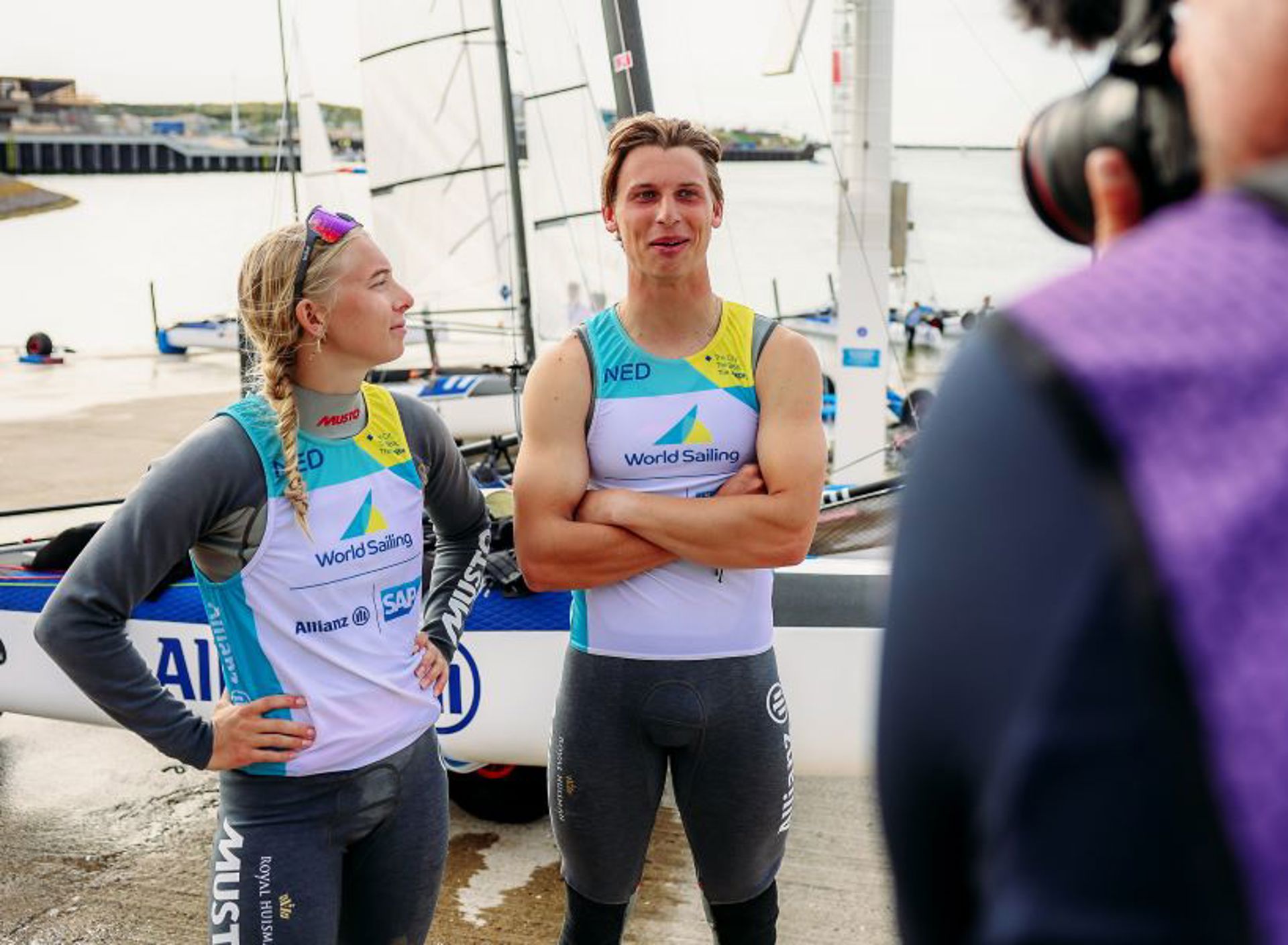 Zeilduo Nacra 17: Laila van der Meer en Bjarne Bouwer | TeamNL