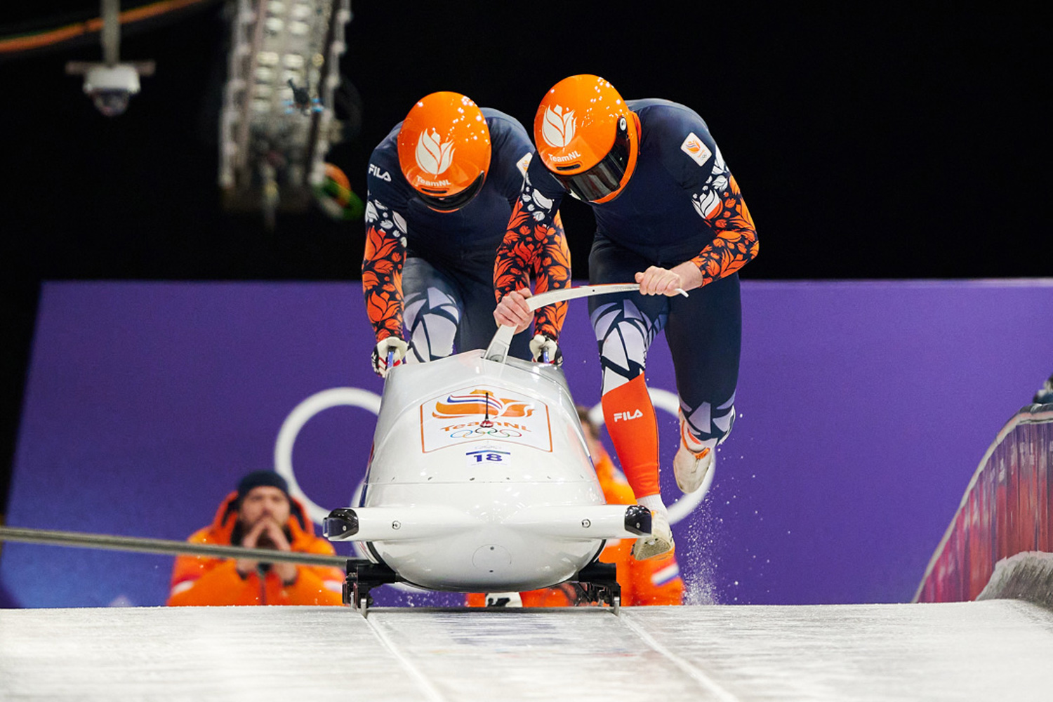 Bobslee (m) viermansbob heat 1 en 2 | Olympische Spelen 2026 | TeamNL